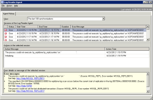 sp_repldone/sp_replcounters solution! – Michael Ellerbeck